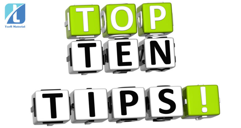 THE TEN BEST TIPS TO GET A HIGH SCORE ON THE TOEFL IBT! - TV Acres