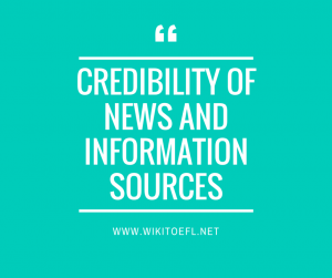 Credibility of News and Information Sources - TV Acres