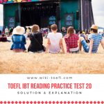 TOEFL IBT Reading Practice Test 20 Solution & Explanation - TV Acres