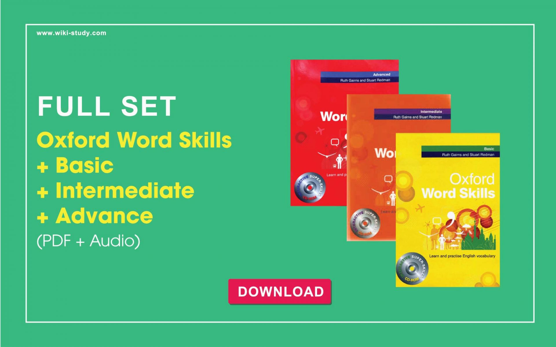 OXFORD WORD SKILLS BASIC + INTERMEDIATE + ADVANCED SET (PDF + AUDIO ...